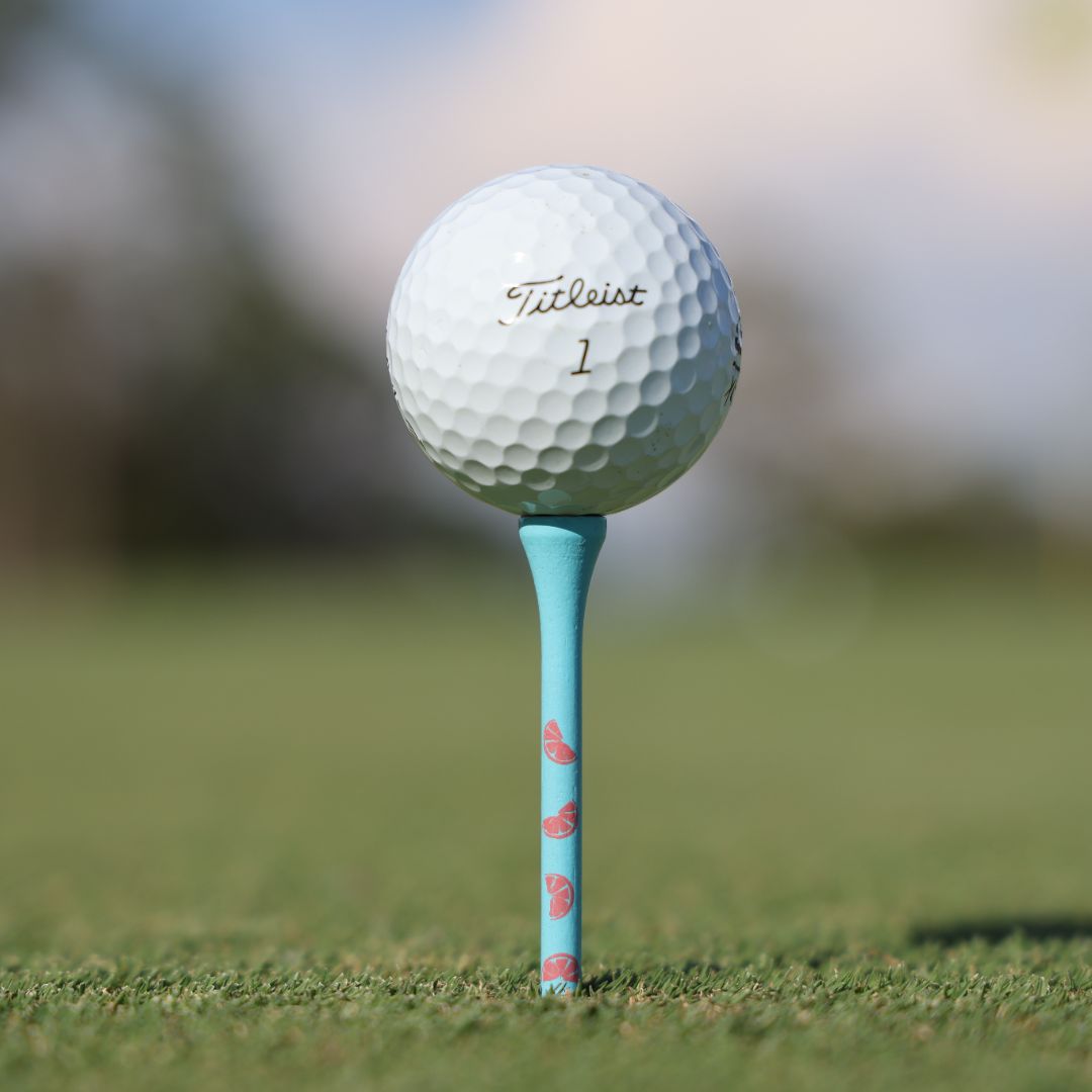 Game-on Grapefruit (Blue Golf Tee) 100 Count by Twigs Golf